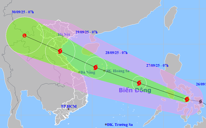 Tin bão mới nhất: Bão số 10 áp sát đất liền Trung Bộ, nơi nào tâm điểm ...